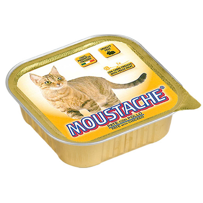 Moustache Adult Cat Paté with Chicken - Monge.it
