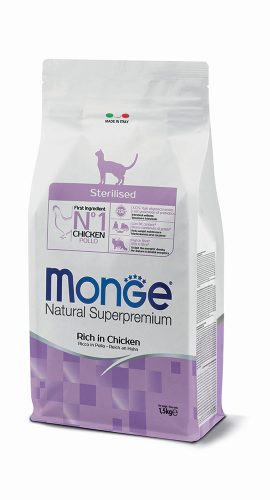 Monge Natural Superpremium Sterilised Ricco in Pollo - Monge.it