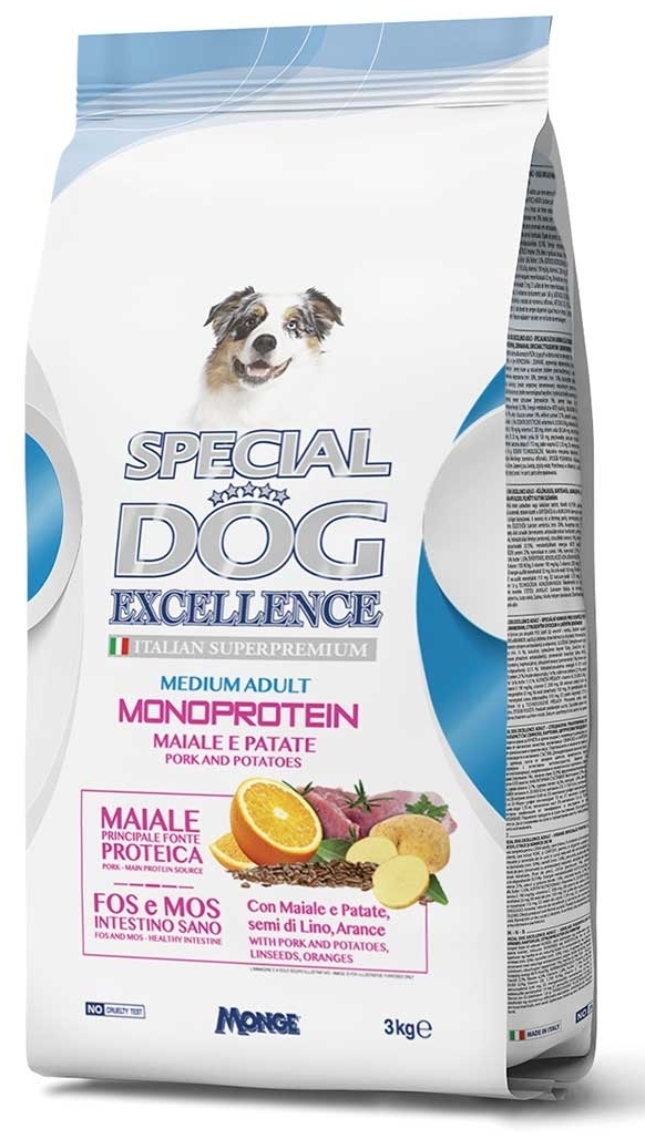 Monoproteico – Maiale e Patate – Medium Adult Monoproteico – Maiale e Patate – Medium Adult